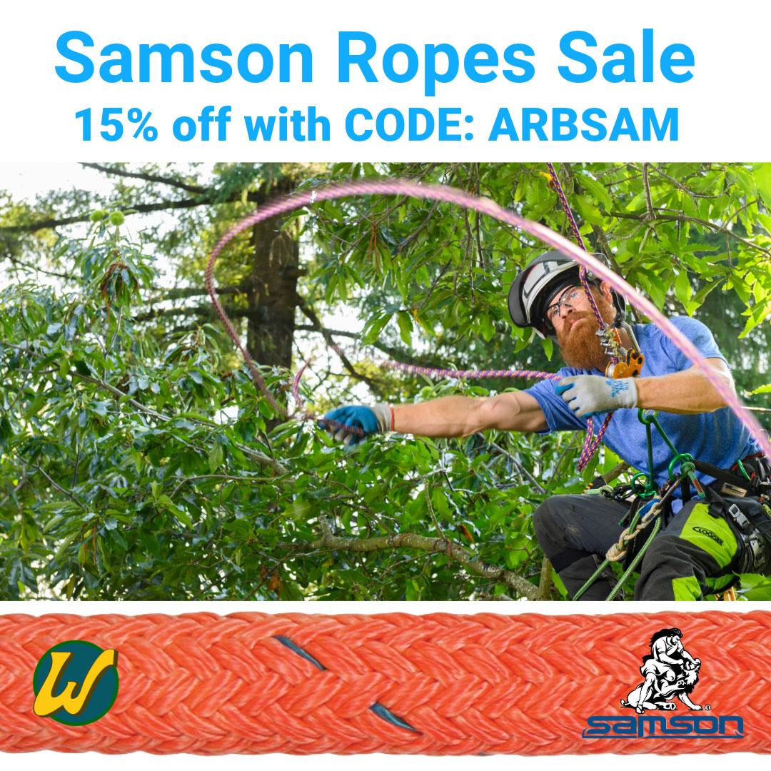 Samson Arborist Ropes || WesSpur Tree Equipment