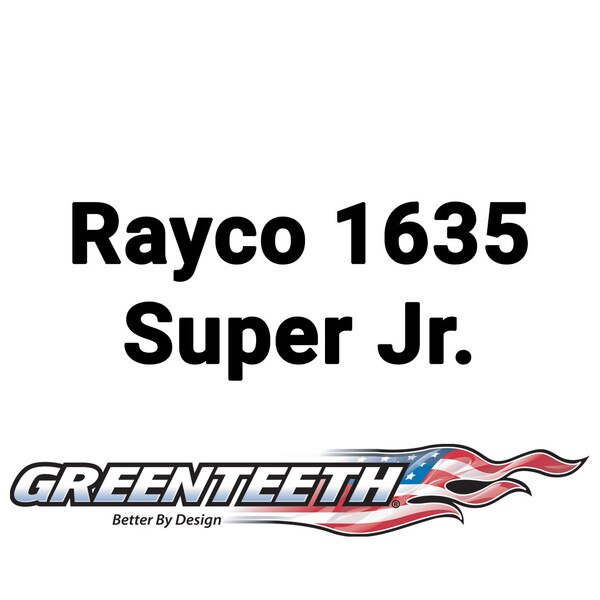 Complete setup of Greenteeth for Rayco 1635 Super JR