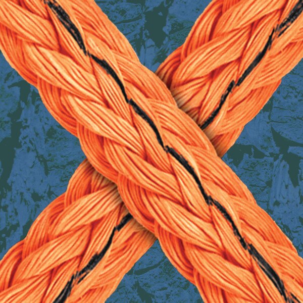 Quantum-X 18mm (3/4") Orange Arborist Rope by the Foot