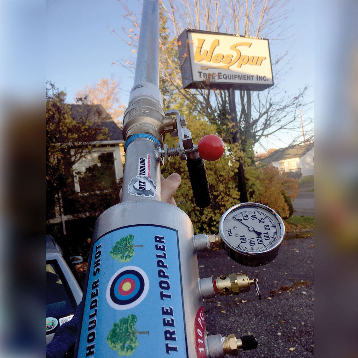 DTX Shoulder Shot Tree Toppler Line Launcher